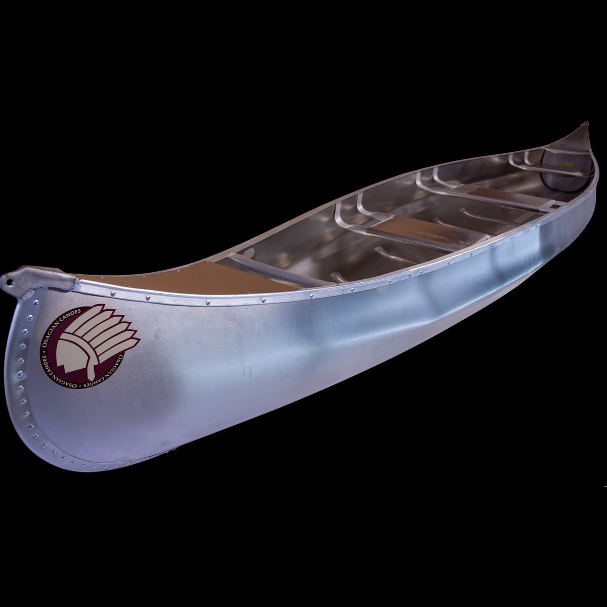 17.STDX | Extra wide 2-4 pers. aluminum canoe | OSAGIAN