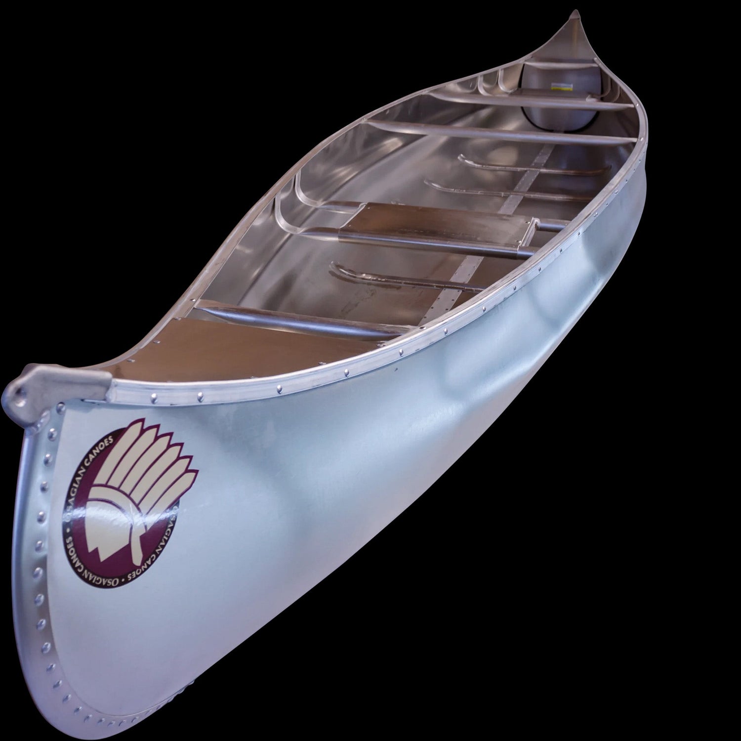 17.STDX | Extra wide 2-4 pers. aluminum canoe | OSAGIAN